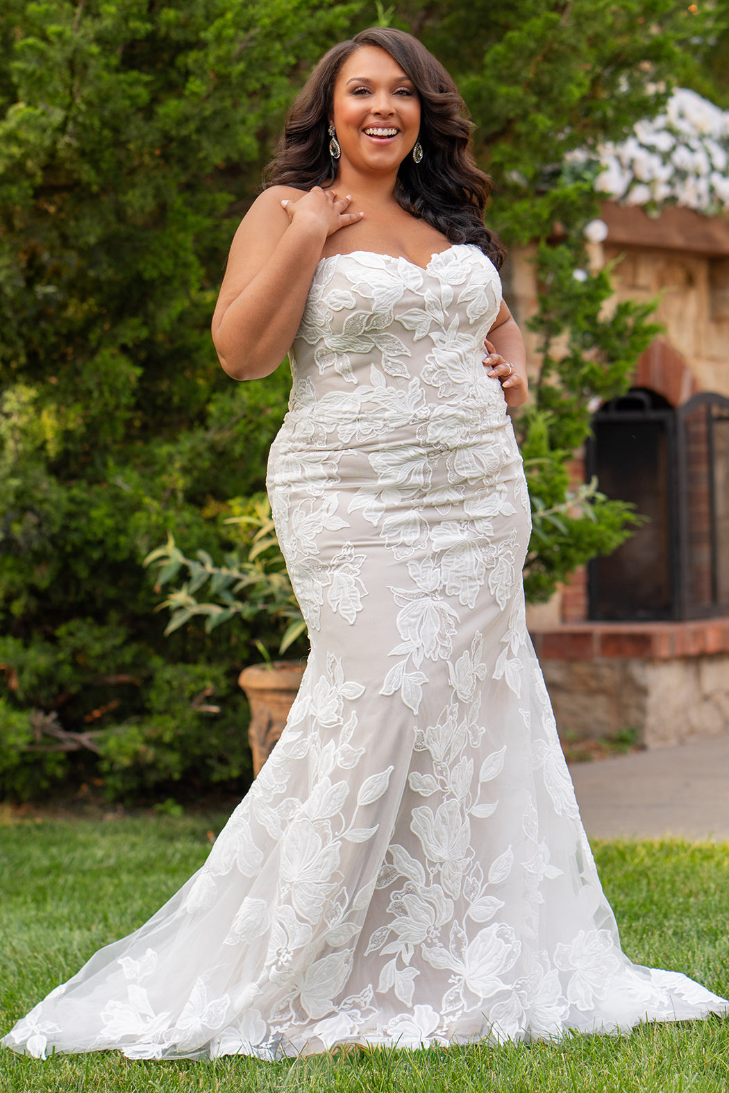 Chic Plus Size Mermaid Wedding Dresses | Sydney's Closet – Tagged "Fitted"