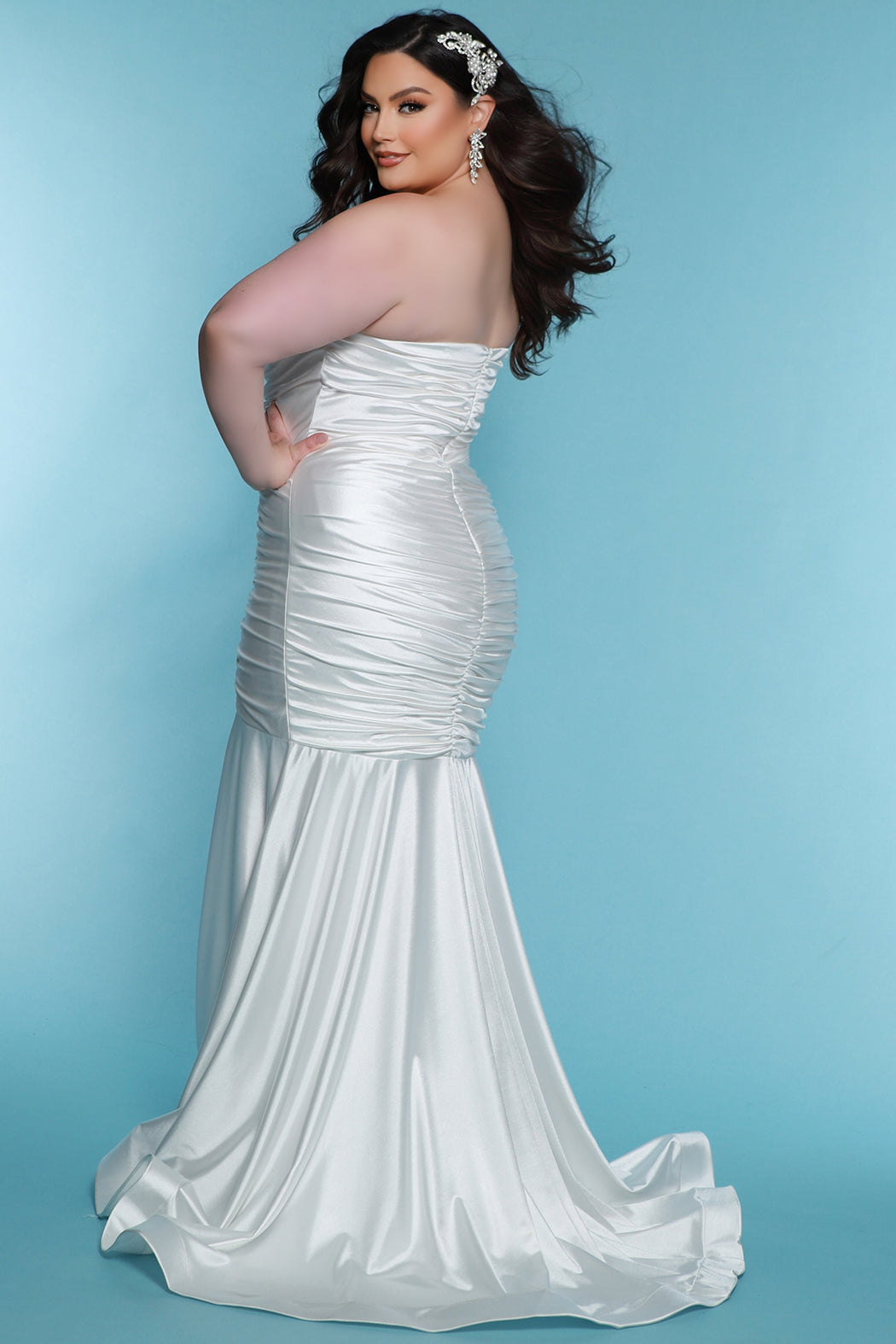 Chic Plus Size Mermaid Wedding Dresses | Sydney's Closet – Tagged "Fitted"