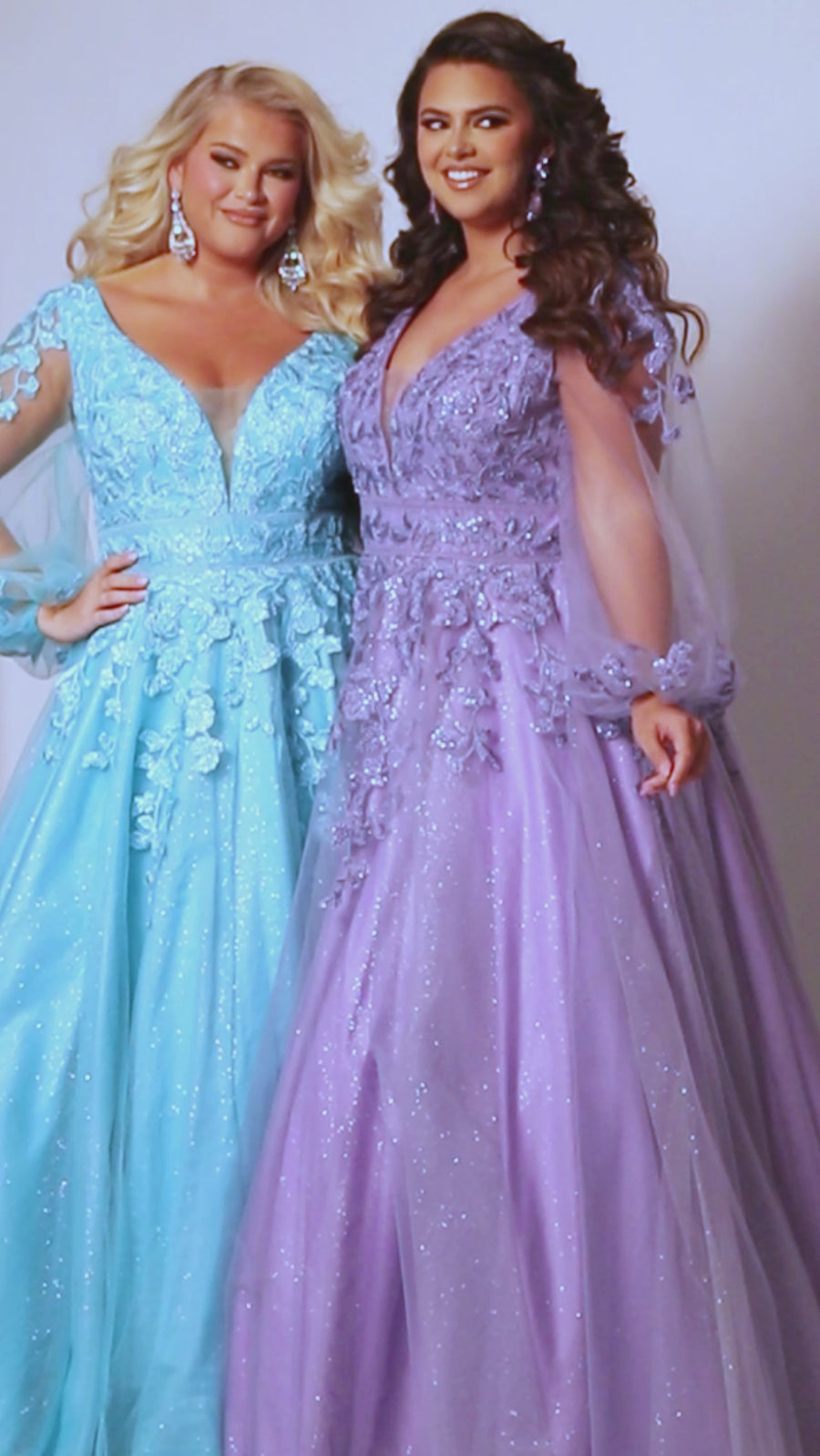 Extended Plus Size Formal Sleeves - Sydney's Closet SC7373