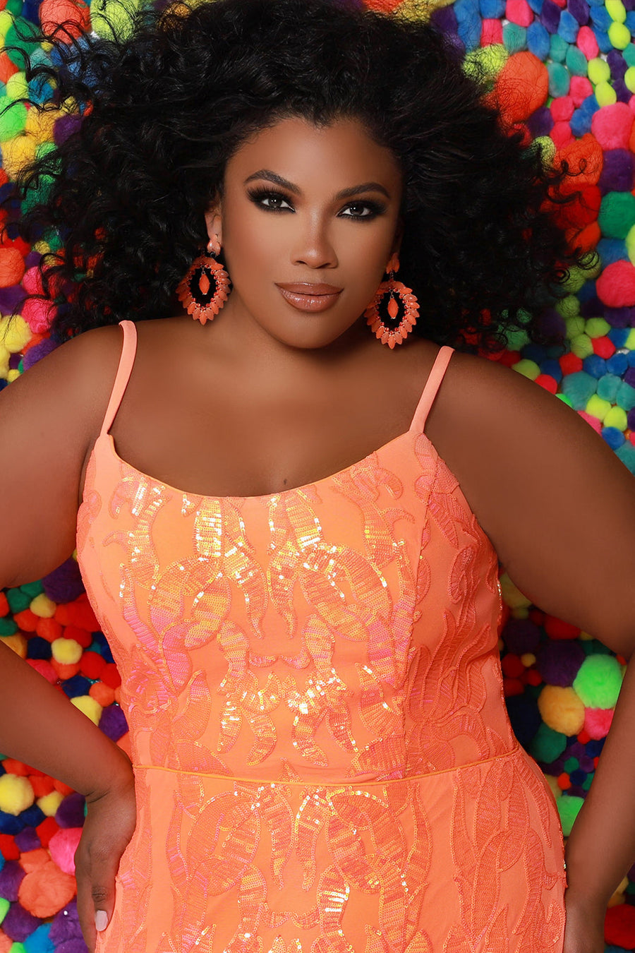 Plus Size Fitted Mermaid Dress | Tease Prom TE2307